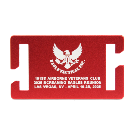 Order a Colored Aluminum Custom Gear Tag with White Letters at Memorial ...